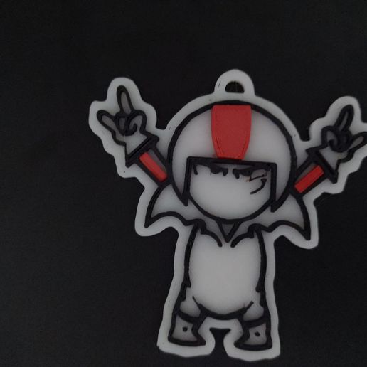 🗝️ Kick Buttowski Keychain・3D Print with the Ender 3 V3 SE 3D printer・Cults