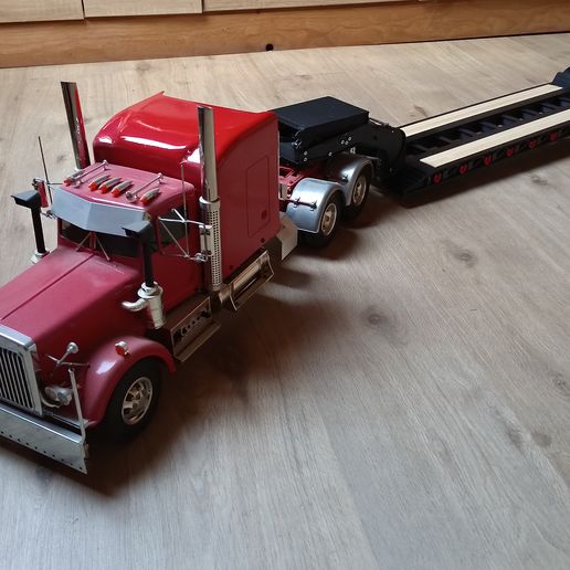 3D print Skeeter Lowboy 1/14 scale • made with Anycubic Kobra 3・Cults