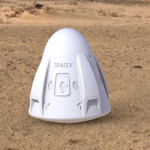 STL file Crew Dragon | Spacex 🐉 ・3D print design to download・Cults