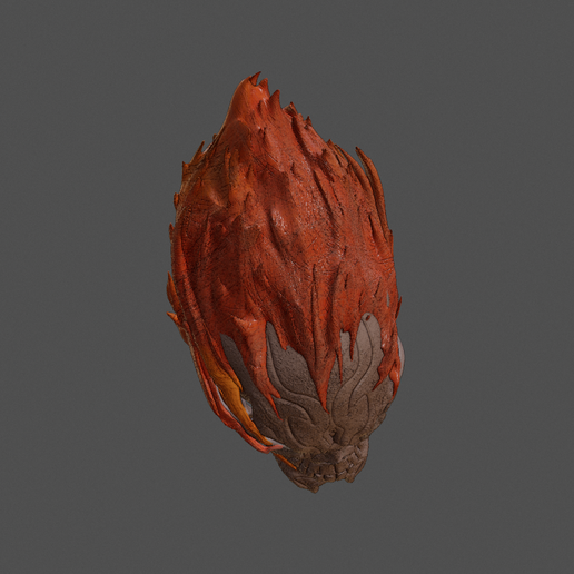 👻 Ghost Rider Head・ STL File for 3D printing・Cults