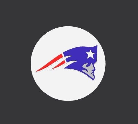 🎳 Patriots Circular Insert ONLY・ STL File for 3D printing・Cults