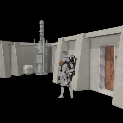 ⭐ Star Wars Mos Eisley Alley (Patrulha Sandtrooper) Diorama para ...