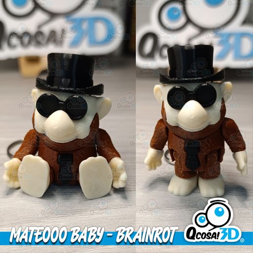👶 MATEO BABY - BRAINROT・ STL File for 3D printing・Cults