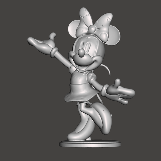 🐁 c46 Minnie Mouse・ STL File for 3D printing・Cults