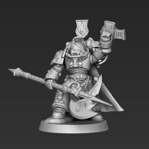 🛰 Silver Wardens Legio Purificatus・ 3D File for 3D printing・Cults