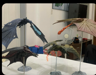 🐉 game of thrones dragon pilot minature・ OBJ File for 3D printing・Cults