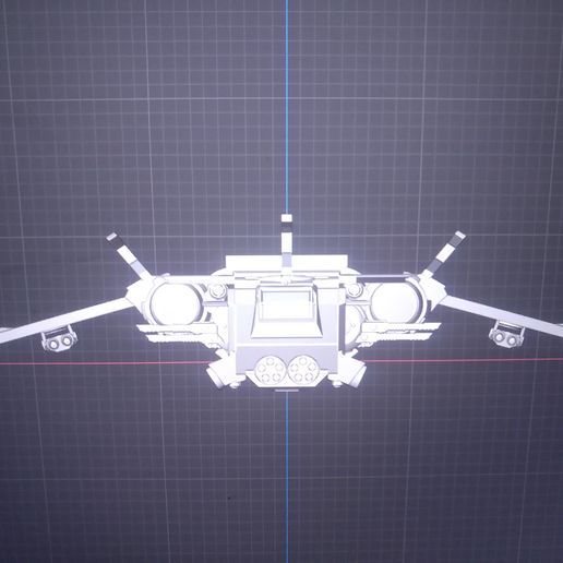 🔥 Crusade Gunship (fire raptor V2)・Free STL File for 3D printing・Cults