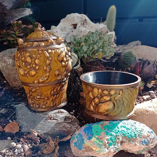 STL file Earth jar and earth flower pot 🌍 ・3D printable model to ...