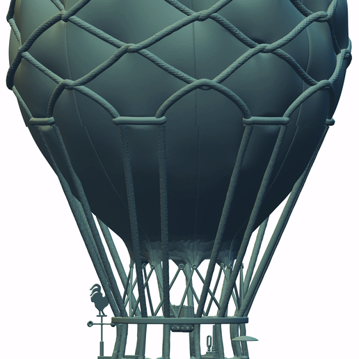 🎈 Sentinel War Balloon - French Future Legion・ 3D File for ・Cults