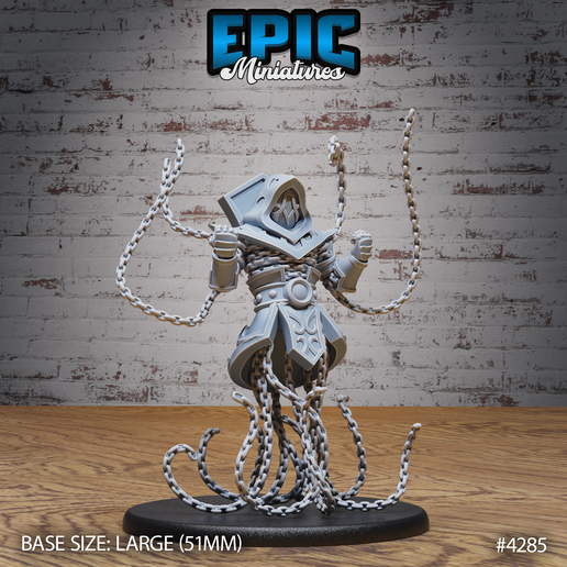 3D file Chain Golem ‧ DnD Miniature ‧ Tabletop Miniatures ‧ Gaming ...