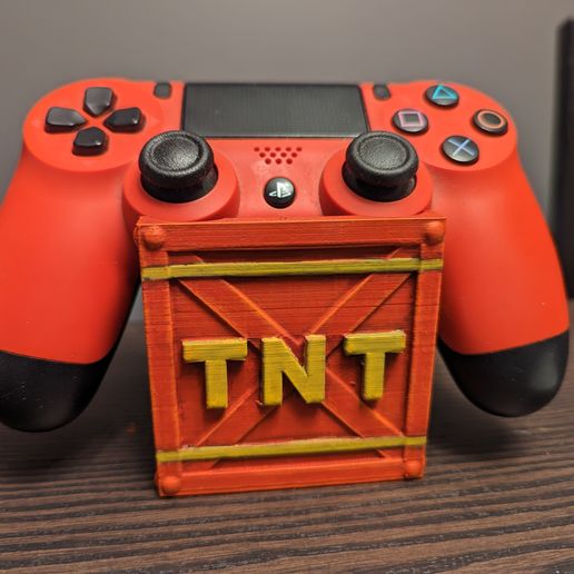 3D 可打印 CRASH BANDICOOT TNT CONTROLLER / JOYSTICK STAND FOR PS4 / PS5 ...