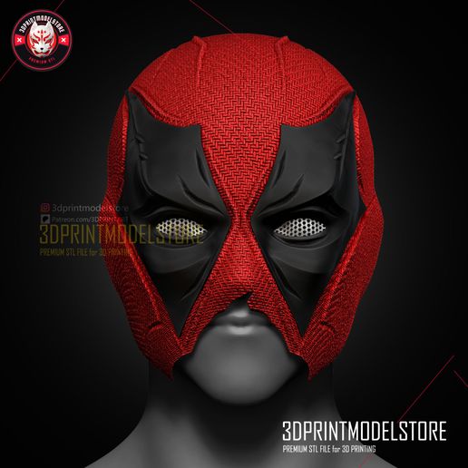 🐚 Deadpool Mask Half Shell Exposed Mouth Version - Marvel Cosplay ...