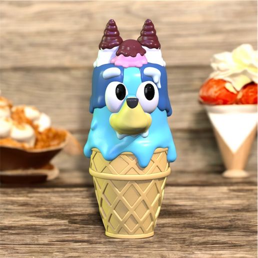 3D file Bluey helado 🎨 ・Template to download and 3D print・Cults