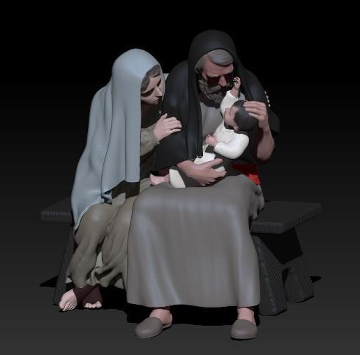 STL file NATIVITY 2 🎄 ・3D printable model to download・Cults