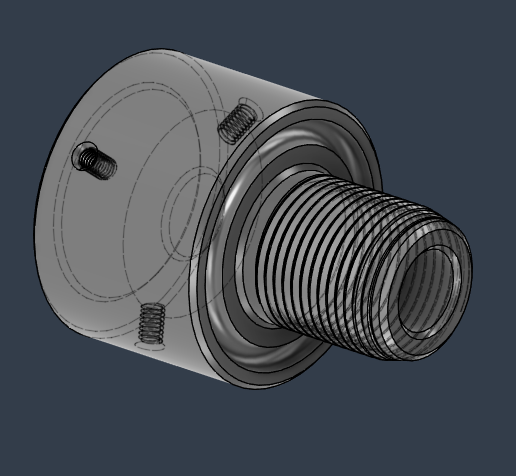 🔫 VMP1 / MP9 TNT Silencer Adaptor・ 3MF File for 3D printing・Cults