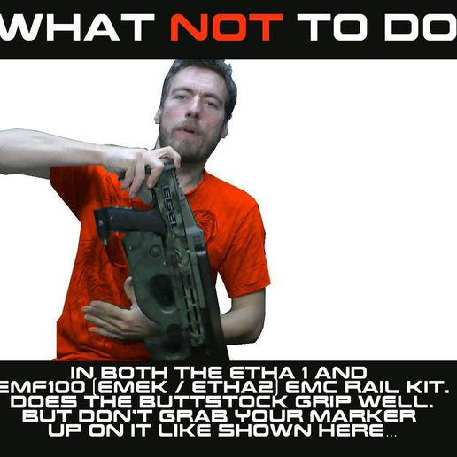 🪐 UNW P90 styled Bullpup lower FOR THE PLANET ECLIPSE EMF100・ 3D File ...