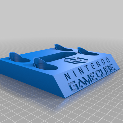 🎲 Nintendo Gamecube Controller Holder (8BitDo Style) - fits Gbros ...