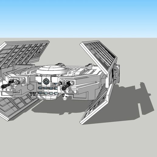 ⭐ Star Wars TIE Commander Command Ship・Free 3D File for ・Cults