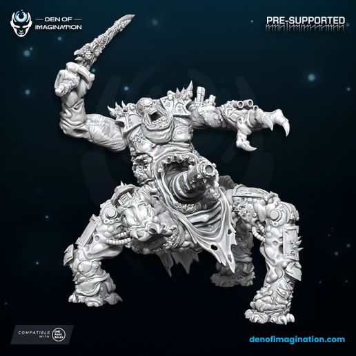 3D file Chaos - Plague Corruptor 👹 ・3D printer design to download・Cults