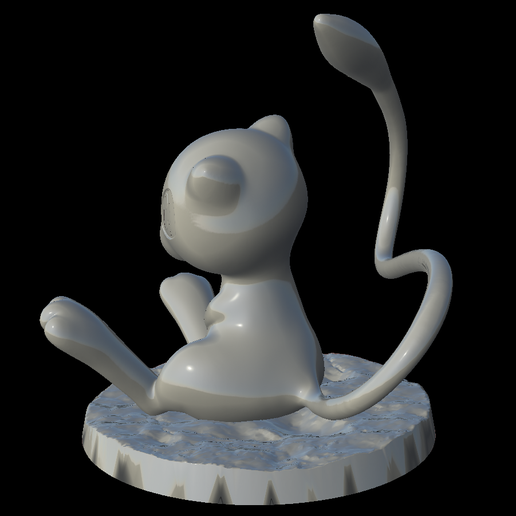 OBJ file MEW POKEMON 🐉 ・3D print design to download・Cults