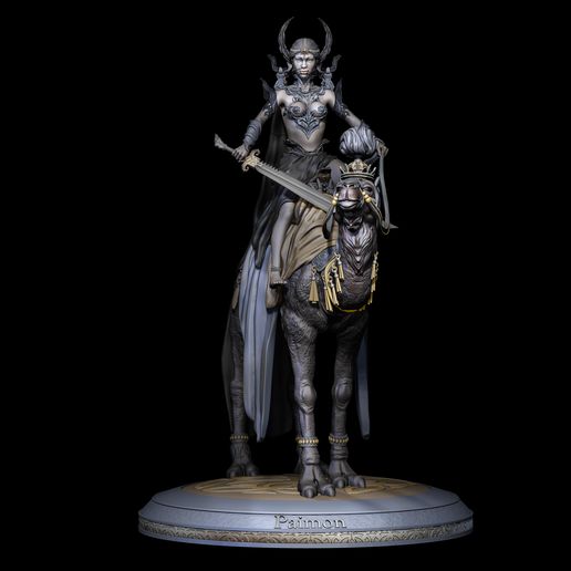 👩 Paimon demon 3D print model・ 3D File for ・Cults