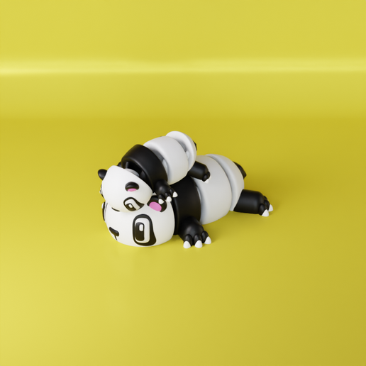 Archivo OBJ flexi Panda, Pindi Panda 🐼 ・Objeto de impresión 3D para ...