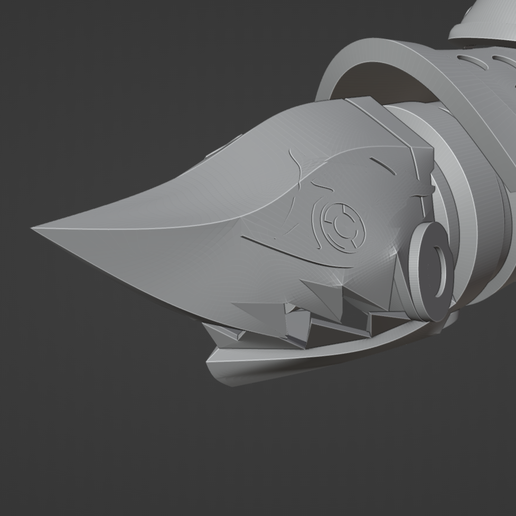 🦈 Jinx Arcane Shark Gun 3D Model Digital File - League of Legends ...