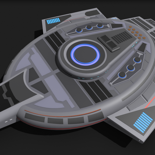 🖖 Defiant class Advanced・ STL File for 3D printing・Cults