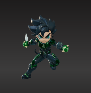👽 Shadow Energy Hero – Dynamic Pose Anime-Inspired Model・ STL File for ...