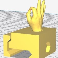 3D printable Hand Gesture Picatinny Rail Sights・Cults