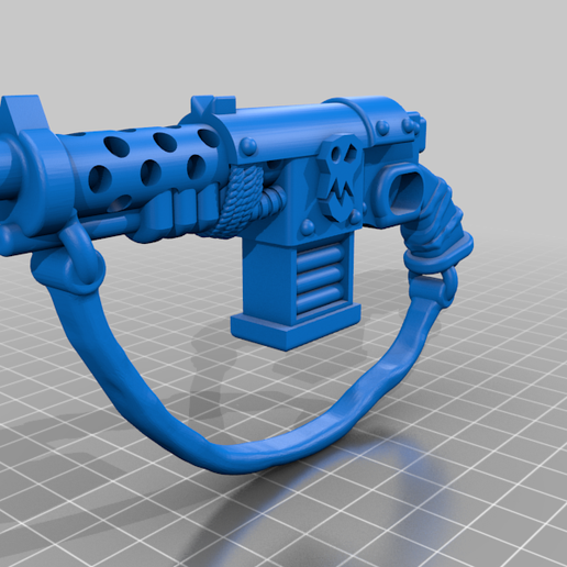 🔫 Ork Stub Gun / Orc Stubber Rifle - 28mm・Free STL File for ・Cults