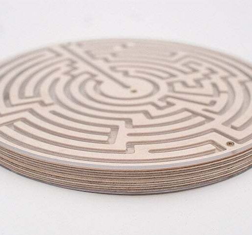 🧩 Doublesided Circular Maze・Free 3D File for 3D printing and CNC ...