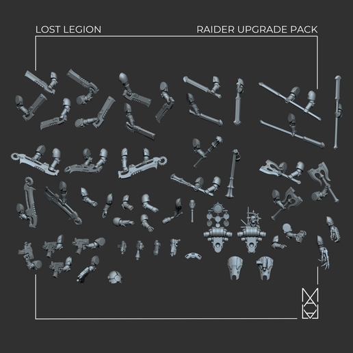 🔫 Lost Legion - Melee Squad Bundle (Pre-Supported)・ 3D File for 3D ...