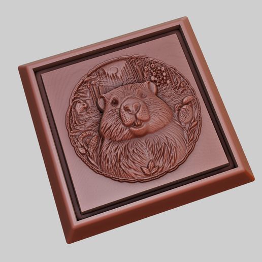 🦫 Beaver Animal 3D Model for CNC Router Laser & 3D Printer・ 3D File for ...