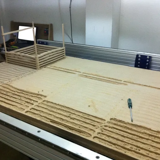 🪑 FOUR SIDED STOOL・Free 3D File for CNC machining - Laser cutting・Cults