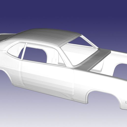 STL file 72 Duster Pro Stock 👽 ・3D printing model to download・Cults