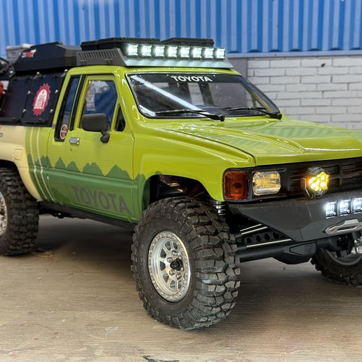 🚁 Vanquish VS4-10 / RC4WD Xtracab Body Mounts and Bumpers・ STL File for ...