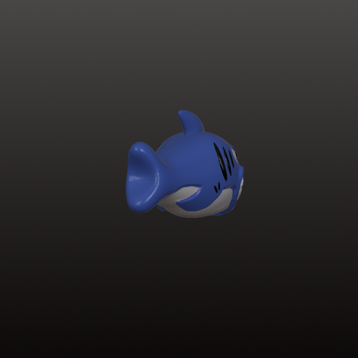 🦈 Mini Shark・Free STL File for 3D printing・Cults