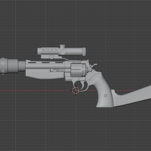 🚇 Revolver mod remix cosplay prop・Free 3D File for 3D printing・Cults