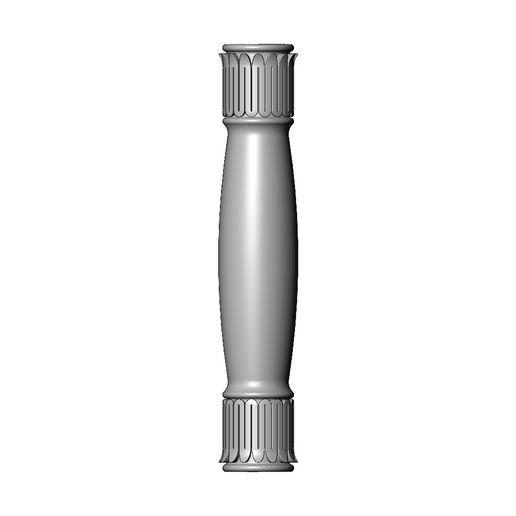 Archivo STL Rounded leaf scroll moroccan arabic islamic pillar column ...