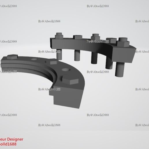 🐅 Clamping and Positioning Blocks for Tiger Tank Steel Wheels.(Type2 ...