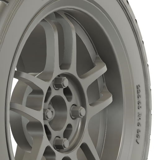 🚗 1/24 15x7 Racing Hart CP-035 wheels・ 3D File for 3D printing・Cults
