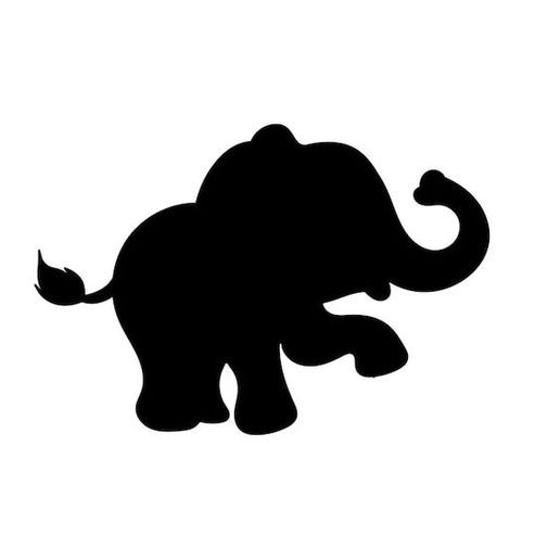 🐘 Adorable Elephant Silhouette - Perfect for Home Decor, Crafts, and ...