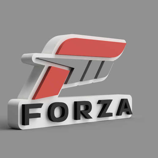 STL file Forza Logo 🎮 (3MF)・3D print object to download・Cults