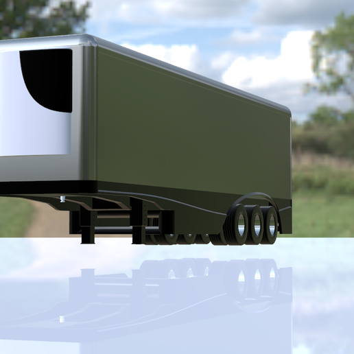 🚚 Refrigerated semi-trailer for RC 1:14・ STL File for 3D printing・Cults