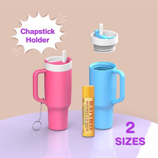 🗝️ Stanley Tumbler Keychain - Pill Box, Removable Screw Top, for ...