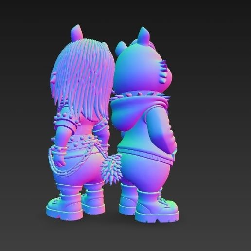 🐱 Rebel Cat Figurine – Stylized Streetwear Inspired Model・ STL File for ...
