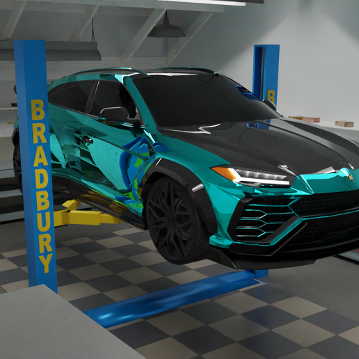 STL file Bradbury 2 Post Ramp 🎲 ・Model to download and 3D print・Cults