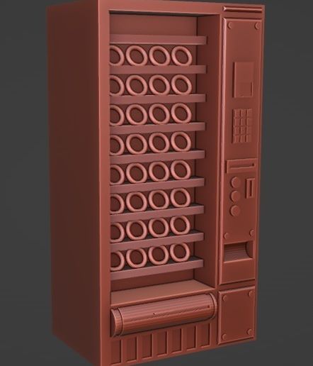 🌆 Automatic vending machine・ STL File for 3D printing・Cults