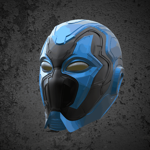 🪲 Blue Beetle Helmet・ STL File for 3D printing・Cults